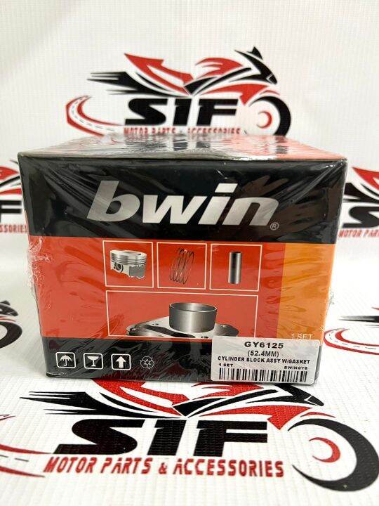 SIF CYLINDER BLOCK SET GY6125 52.4MM BWIN BRAND | Lazada PH