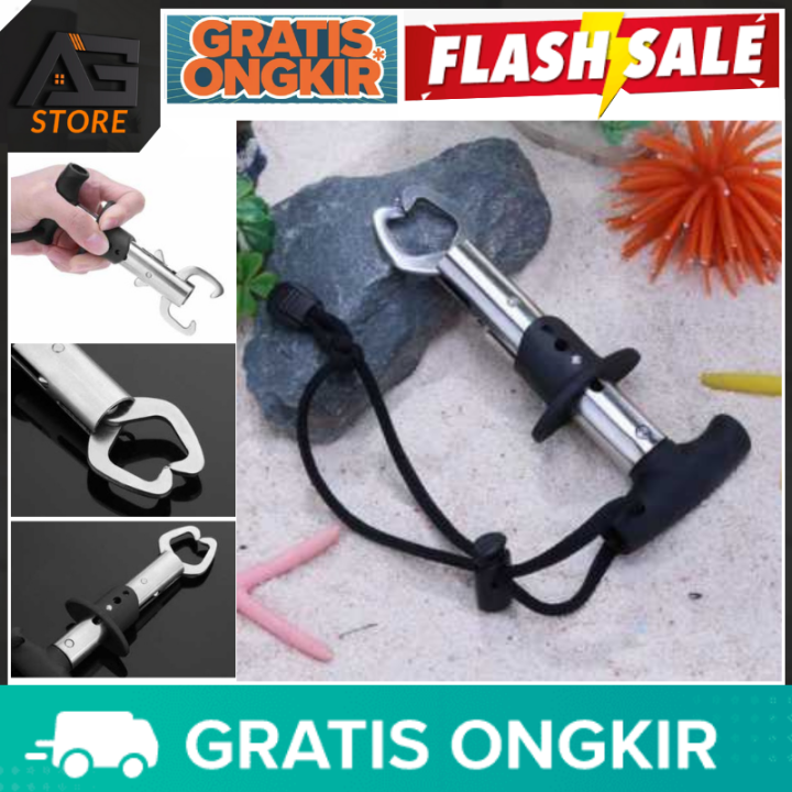 (BERKUALITAS) Penangkap Ikan Fish Lip Grabber Fishing Model T ...