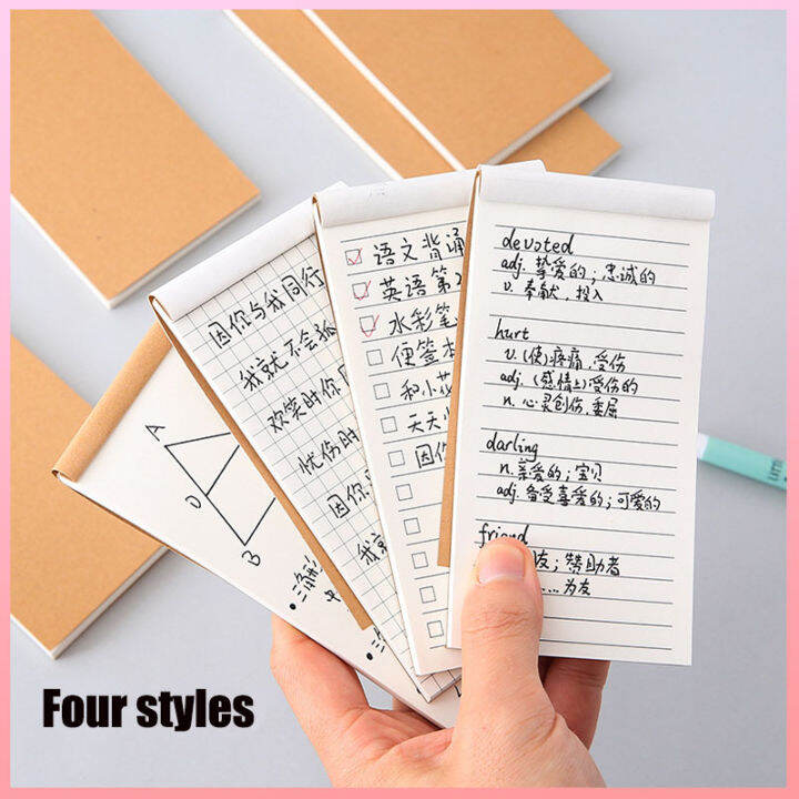 Tearable kraft Paper Cover Note Pad Portable Memo Notepad TODO Word ...