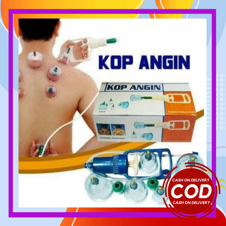 FLASHSALE! Kop Angin Bekam dengan 6 Tabung + Selang - Alat Terapi Bekam ...