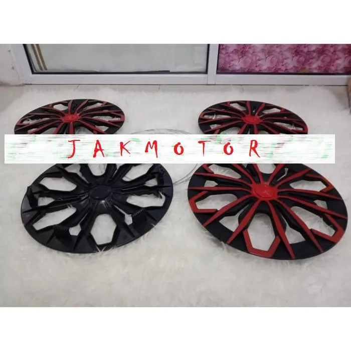 Cover Dop Velg Mobil HONDA BRIO Ring 13 Dan 14 Warna Merah Kombinasi ...