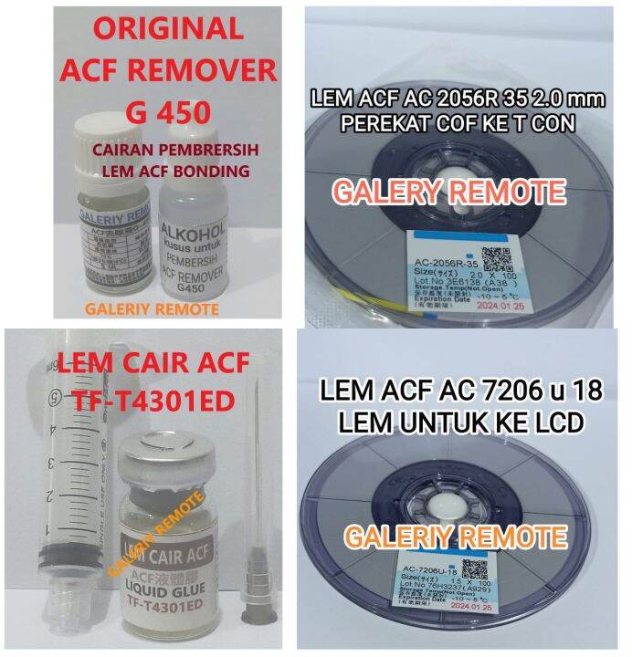 Lem ACF AC 2056R Dan AC 7206U Lem LCD COF Flexibel Ke LCD Sesuai Varian - LEM ACF COF PANEL TV ...