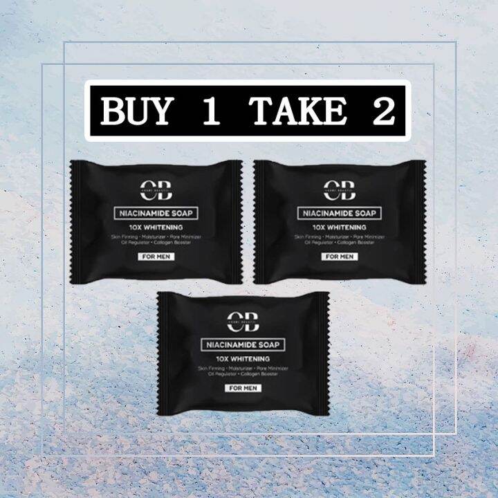 ALLinALL. mart BUY 1 TAKE 2 CB NIACINAMIDE SOAP FOR MEN 10X WHITENING ...