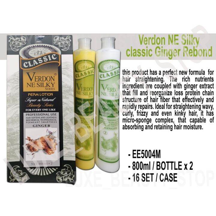 Verdon NE Silky 2 in 1 keratin rebonding Classic Ginger | Lazada PH