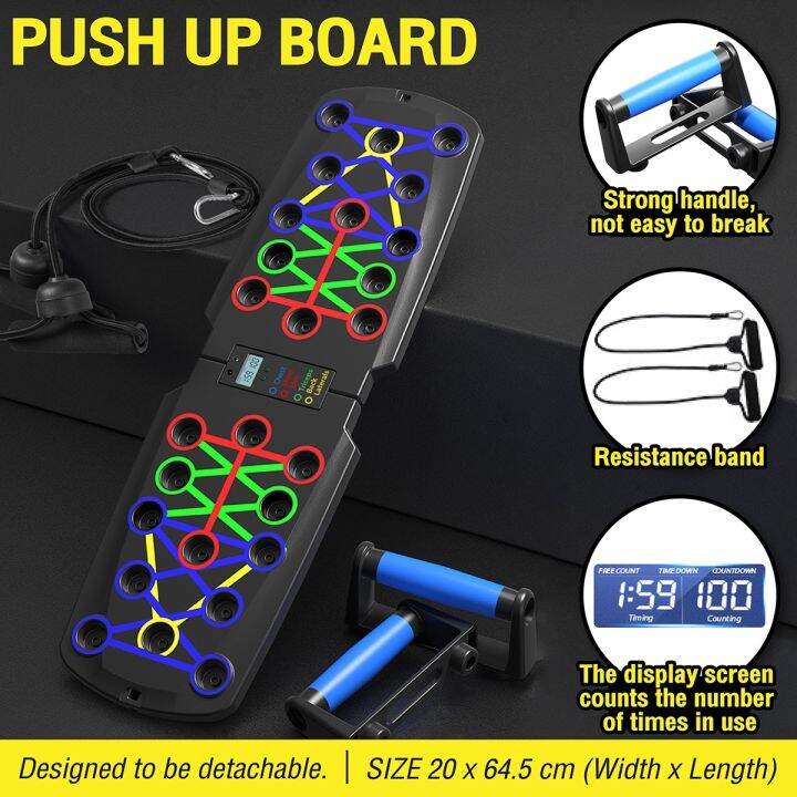 Multi-function 12 in 1 Push-Up Board Portable Rack System Body Fitness ...