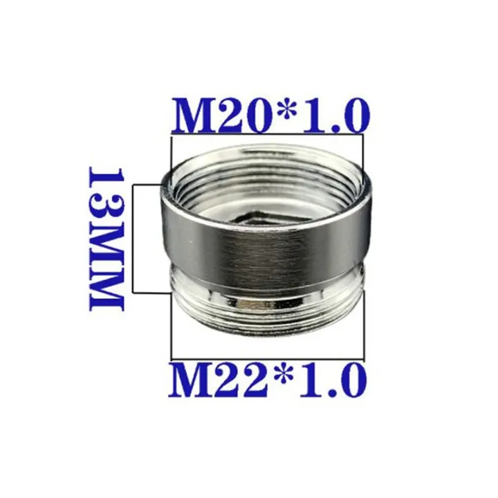 LANG Stainless Steel M22 to M20 Thread Connector Faucet Joints Water ...