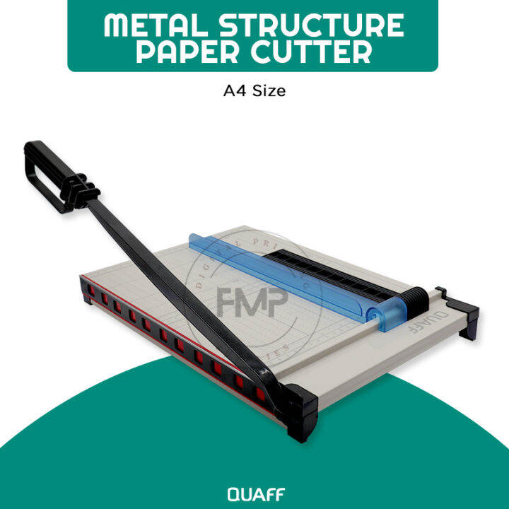 [FMP]Quaff Paper Cutter Metal Structure A4 Size with Adjuster and ...