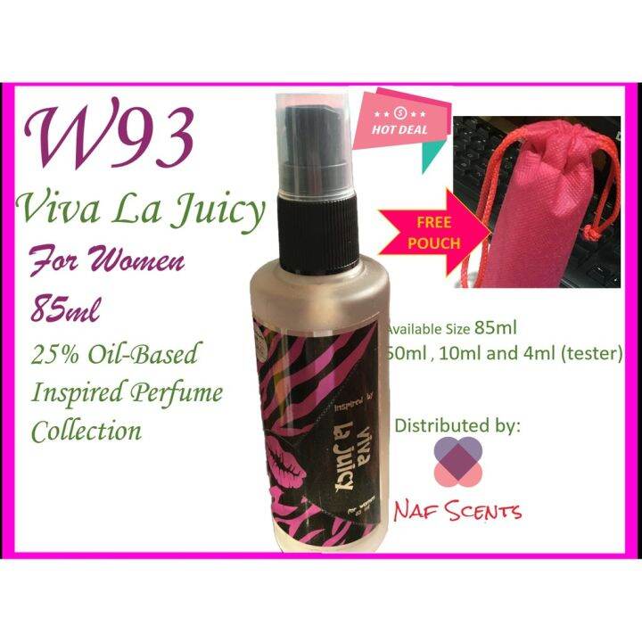 85ml VIVA LA JUICY inspired Oil-based Perfume Collection NAF Scents by ...