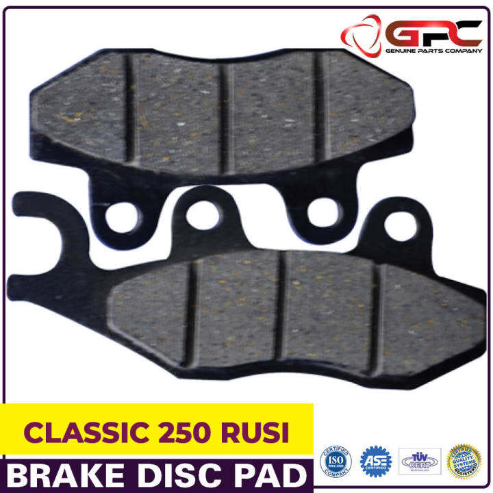 GPC Rusi Classic250 Front Brake Disc Pad Set | Lazada PH