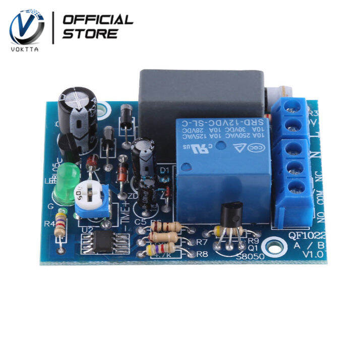 VOKTTA AC 220V Timer Delay Power Off Relay Adjustable Delay Switch Module for Delay Control ...