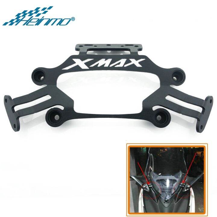 For Yamaha XMAX 250 300 Modified Mirror Bracket Front Stand Phone ...