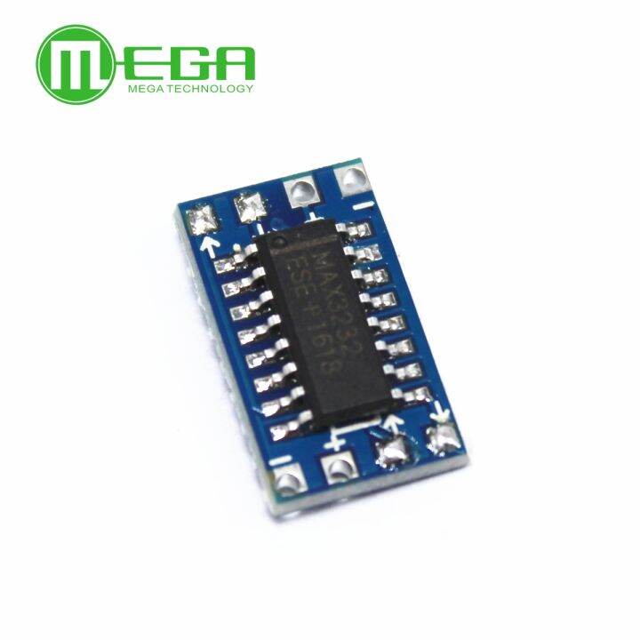 Placa convertidora eléctrica jy mcu mini rs232 MAX3232CSE convertidor ttl chip doméstico 10 ...