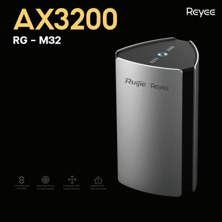 Reyee RG-M32 3200M Wi-Fi 6 Dual-band ax 4x4MIMO Gigabit Mesh Router ...