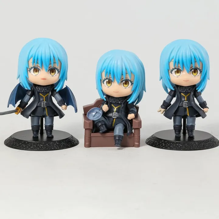3ชิ้น เซ็ตนั้น I Got Reincarnated เป็น Slime Rimuru Tempest Q รุ่น