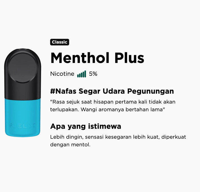 RELX POD PRO INFINITY MENTHOL PLUS Bergaransi | Lazada PH
