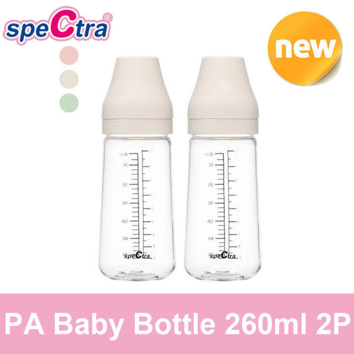 Spectra PA ขวดนม260มล. 2ชิ้น Penyimpanan Susu หัวนมธรรมชาติจากเกาหลี ...