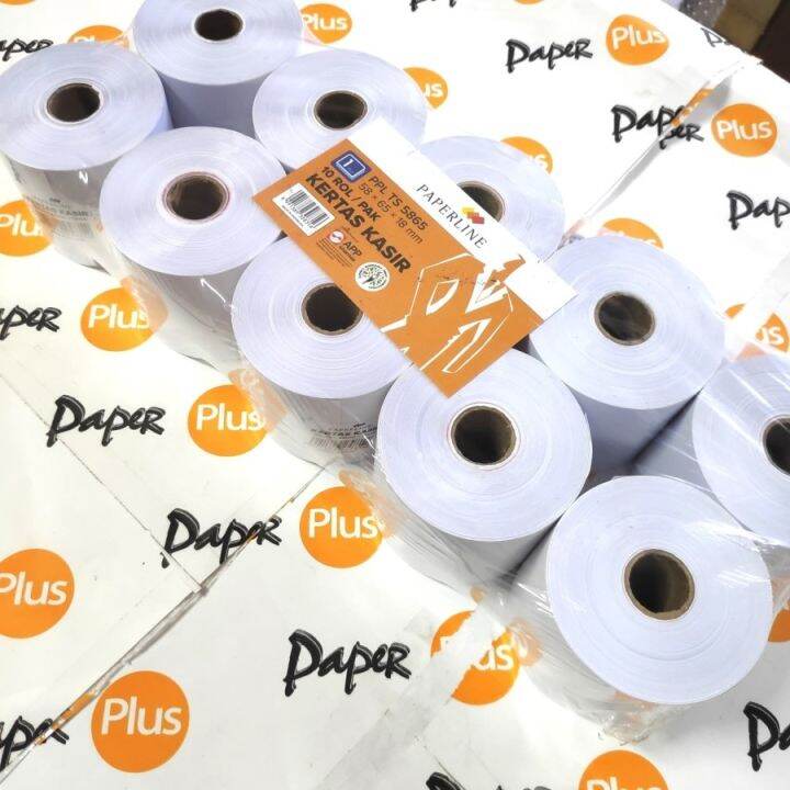 Kertas Kasir Paperline 58x65 Telstruk Kalkulator Paper Cashier | Lazada ...