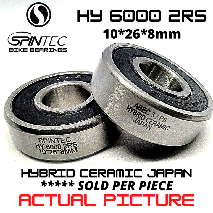 SPINTEC HY 6000 2RS HYBRID CERAMIC JAPAN Bearings for Bike Hubs | Lazada PH
