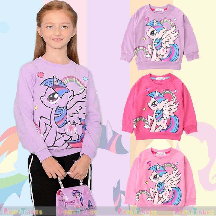 My Little Pony Pullover Sweater ( PONY RAINBOW ) SIZE 100-160 | Lazada