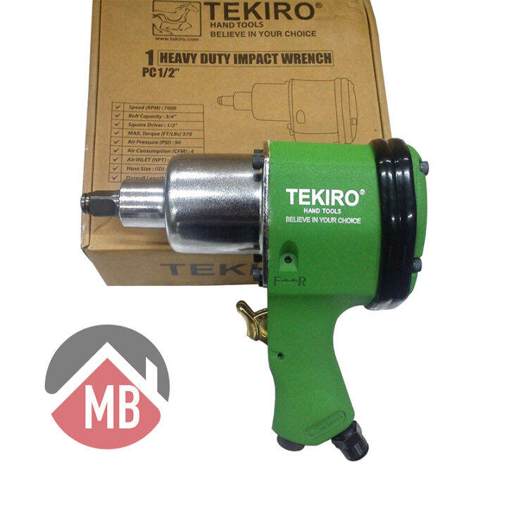 MB - TEKIRO AT-AI1126 Heavy Duty Air Impact Wrench 1/2'' Impact Angin ...