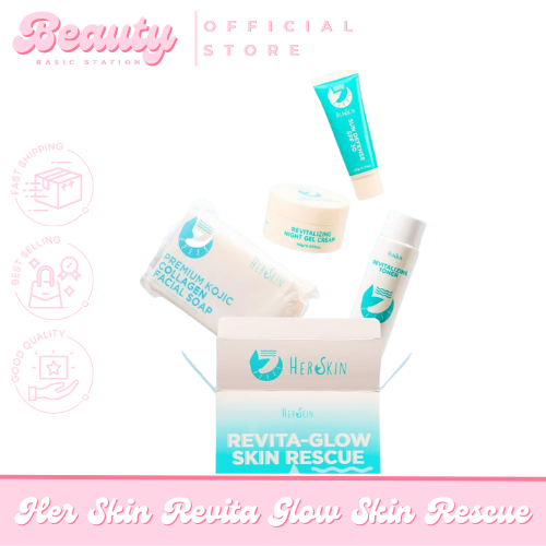 ORIGINAL Her Skin Revita Glow Skin Rescue Complete Set Herskin [100% ...