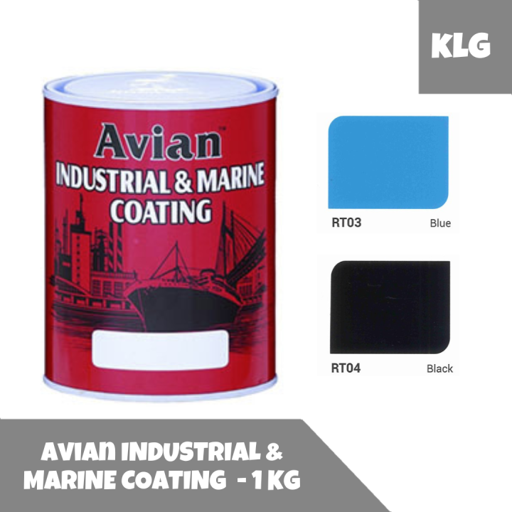 KEDAI TUKANG - AVIAN Anti Fouling Industrial & Marine Coating 1 kg / Cat Kolam Renang Kapal ...