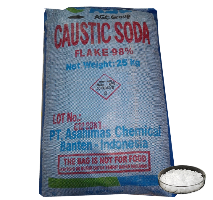 Caustic Soda Flake 98% Asahi - Naoh Lokal - Soda Api Asahi 10 KG ...