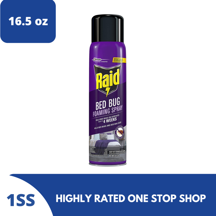 Raid Bed Bug Foaming Spray, 16.5oz | Lazada PH