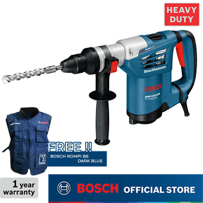 Bosch Rotary Hammer / Bor Beton Listrik 32mm 900Watt GBH 4-32 DFR ...