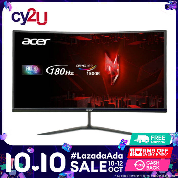 Acer Nitro ED270R S3BIIP 27″ FHD 180Hz 1ms with AMD FreeSync Premium ...