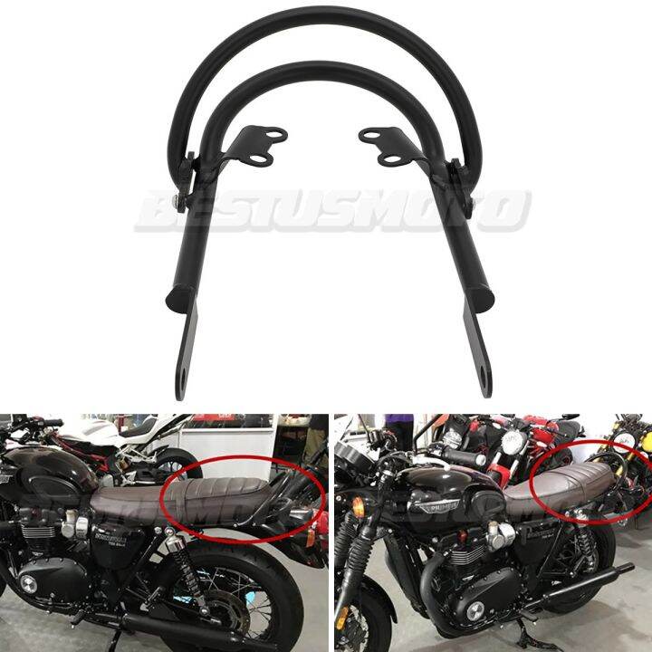 Motorcycle Passenger Armrest Pillion Seat Grab Handle Bar Hand Rail For ...