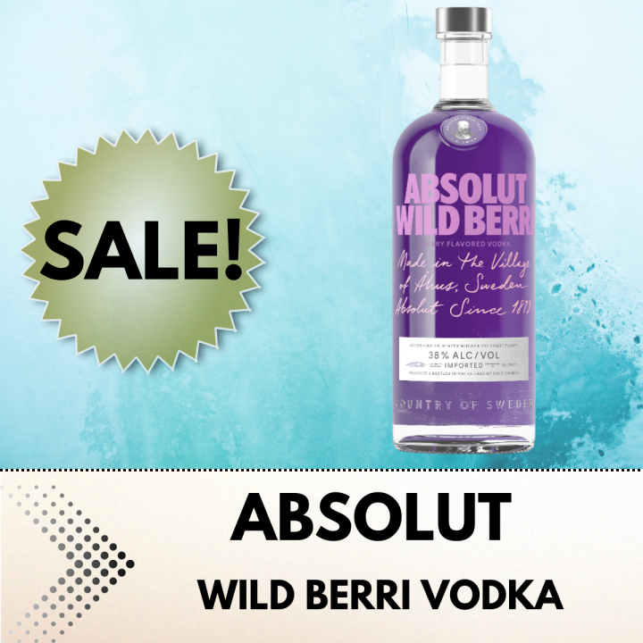 Absolut Wild Berri Vodka 1L | Lazada PH