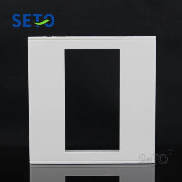 SeTo 86 Type Three Ports empty Wall Plate Socket Keystone Faceplate ...