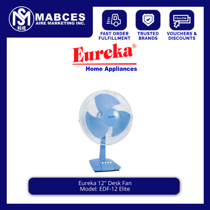 Eureka 12" Desk Fan EDF-12 Elite | Lazada PH