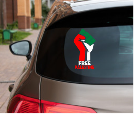 free palestine / free Gaza car sticker decal stand with GAZA freedom ...