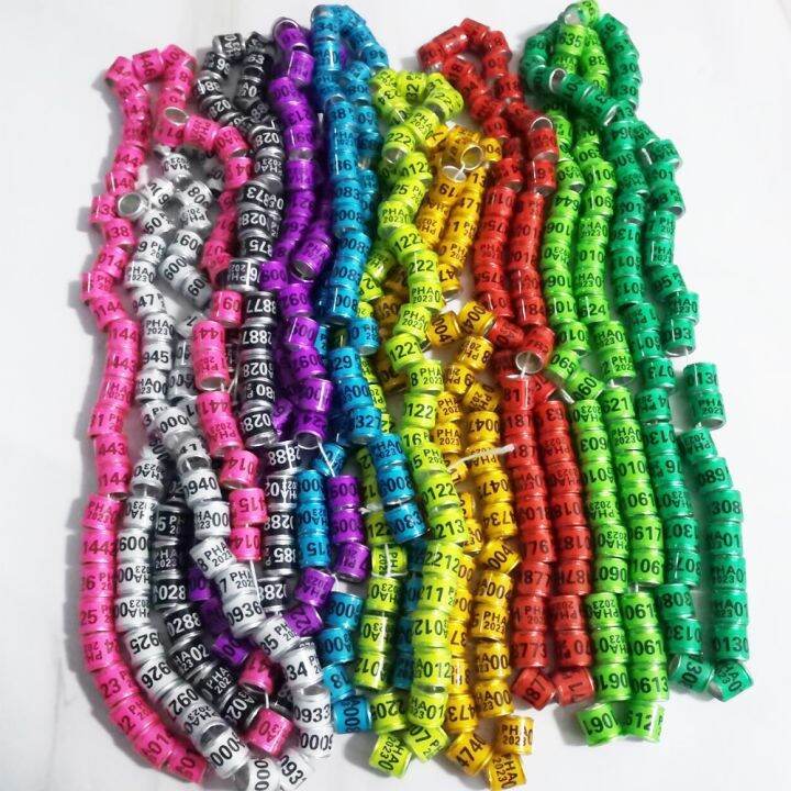 50 Pcs 2023 PHA Pigeon Foot Rings PHA ring 8mm Parrots Leg Rings Birds ...