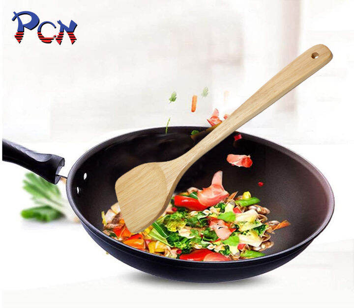 Multipurpose Use Wooden Kitchen Cooking Flat Turner With Short & Long ...