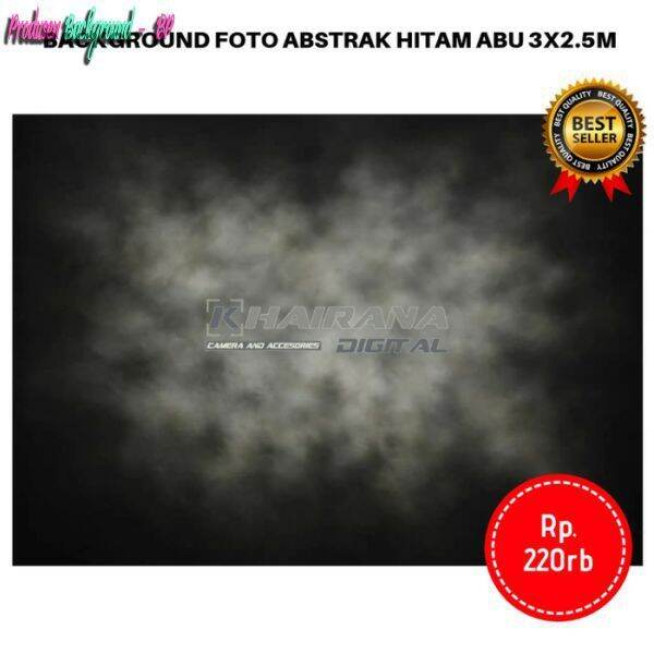 Kain Background Backdrop latar Studio Foto 3x2.5m - abstrak abu hitam ...