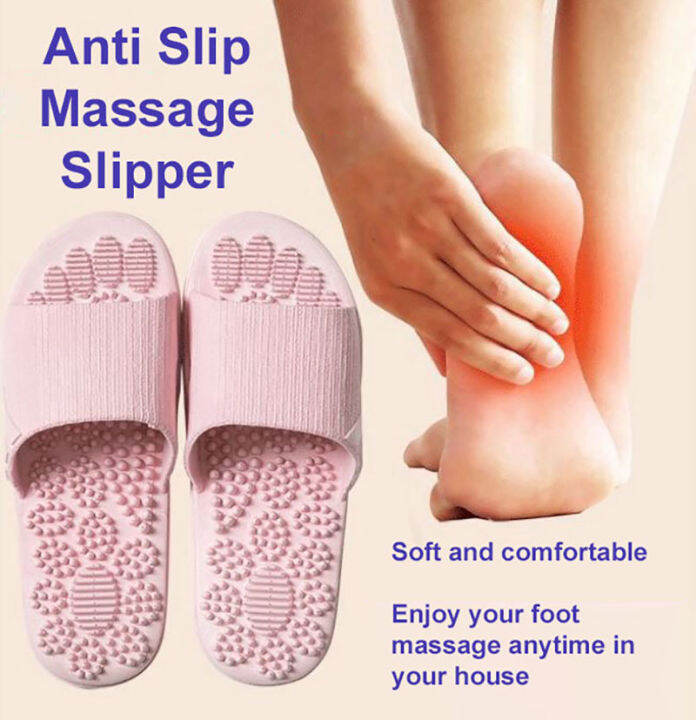 Anti Slip Massage Slippers Home Bathroom Acupressure/Pressure point ...
