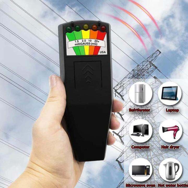 EMF Meter Electric High Accuracy Magnetic Field Detector Portable ... EMF Meter Electric High Accuracy Magnetic Field Detector Portable ...