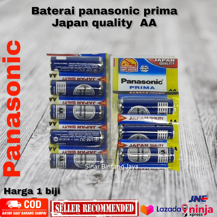 Baterai panasonic prima Japan quality AA (1 pcs) | Lazada Indonesia