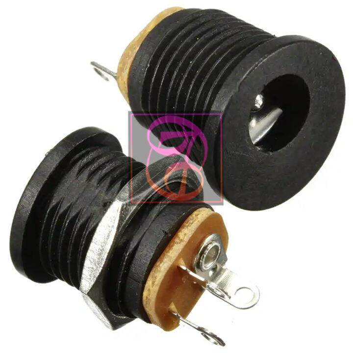5.5MM X 2.1MM Round DC Socket Panel Mounting Power Adapter DC Power ...