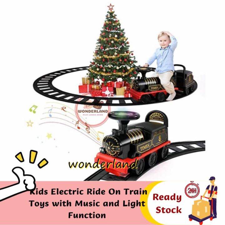 Kid Electric Ride On Train Toys Include Railway Kids Play Trains Big ...