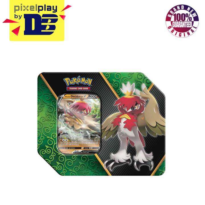 POKEMON Trading Card Game Divergent Powers Tin 2022 (Hisuian Decidueye ...
