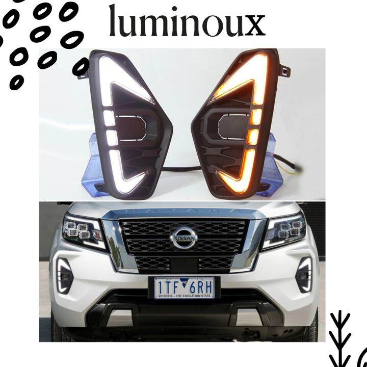 Nissan Navara 2021 Pro 4x Pro4x Led Front Daylight Light Lamp Lights ...