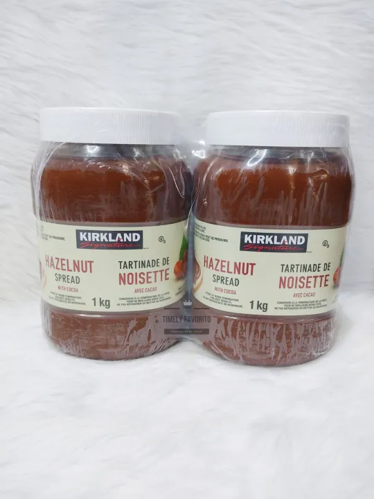 Kirkland Signature Hazelnut Spread with Cocoa 1 kg, 2-count | Lazada PH