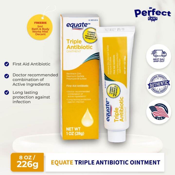 Equate First Aid Triple Antibiotic Ointment Infection Protection 1 oz ...