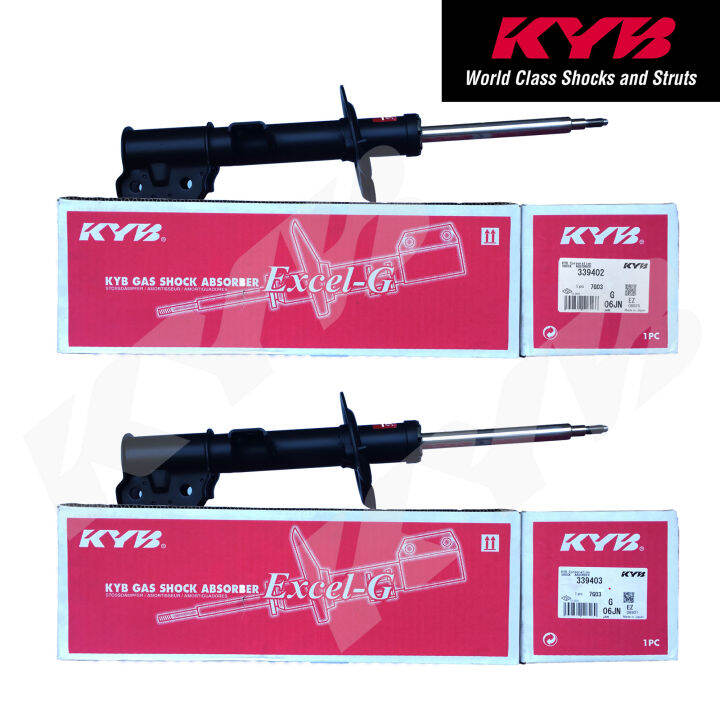 KYB 339402/339403 for Hyundai Tucson 2010 - 2015 Set of 2 Front Gas Shock Absorber KAYABA ...