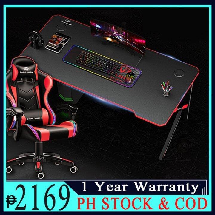 【PH STOCK】Gaming Table and Chair RGB Multi-Size Computer Table and ...