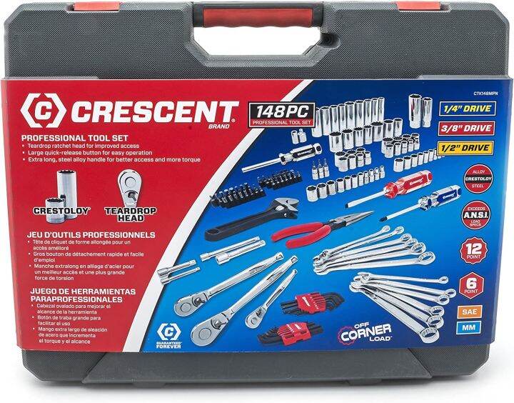 CRESCENT 148PC PROFESSIONAL TOOL SET CTK148MPN | Lazada PH